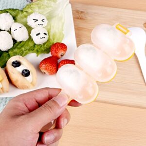 2pcs-Rice Ball Shaker,Rice Ball Molds, DIY Ball Shaped Kitchen Tools Shakers Food Decor for Kids DIY Lunch Maker Mould with a Mini Rice scoop