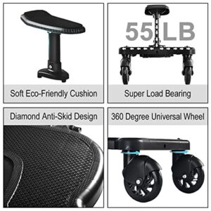 Universal Stroller Board with Removable Seat- 2-in-1 Sit and Stand Baby Stroller Rider Board Stable Stroller Glider Board Stroller Ride Board Fit for Most Brands' Stroller