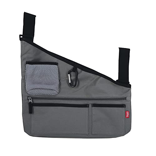 Nuby Fabric Side Stroller Organizer: Keeps Essentials Organized Gray