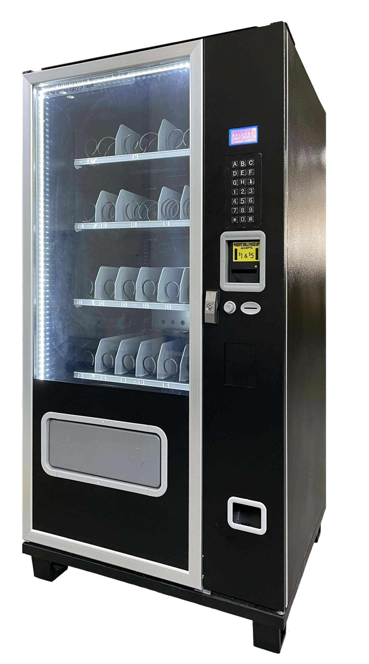 EPEX Snack Beverage Combo Vending Machine with LED Glass Front