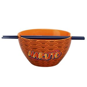 Bioworld Naruto Anime Heroes 20 oz Ramen Bowl With Chopsticks