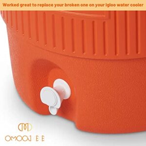 Omoojee 3 Pcs Push-Button Spigot Cooler Spigot Replacement, Compatible with Igloo 2-10 Gallon Water Coolers, Durable Beverage Jugs Spigot