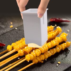 Corn Cob Butter Spreader, Corn Cob Butter Holder with Built-in Cover(Set of 2)