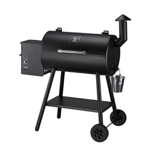 z grills wood pellet smoker with upgraded pid controller, 8 in 1 bbq grill, 553 sq in cooking area, 550b2