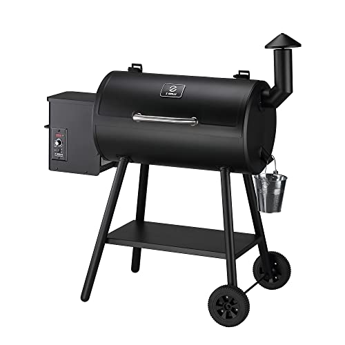 Z GRILLS Wood Pellet Smoker with Upgraded PID Controller, 8 in 1 BBQ Grill, 553 sq in Cooking Area, 550B2