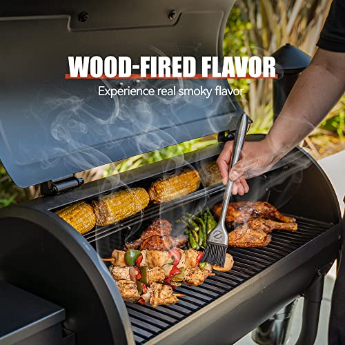 Z GRILLS Wood Pellet Smoker with Upgraded PID Controller, 8 in 1 BBQ Grill, 553 sq in Cooking Area, 550B2