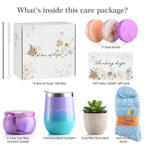 Get Well Soon Gifts for Women，Care Package for Women Get Well Gifts Baskets for Sick Friends Feel Better Soon Gifts Sympathy Gifts Thinking of You Birthday Gifts for Women