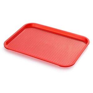 New Star Foodservice 6-Piece Fast Food Tray, 12 by 16-Inch, Assorted Colors