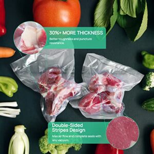 Vakumar Vacuum Sealer Bags 300 Pint 6 x 10 Inch Rolls for Food, Seal a Meal, Commercial Grade, BPA Free, Commercial Grade, Great for Storage, Meal prep and Sous Vide