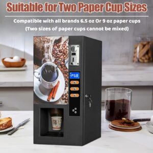 RXFSP Smart Commercial Fully Automatic Table type Self Coin Payment 3 Flavor Instant Hot Coffee Vending Machine Tea Milk