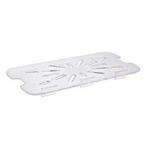 luston 6-pack plastic drain tray, 1/3 size drain shelf,nsf,commercial drain shelves, catering food pan drain tray