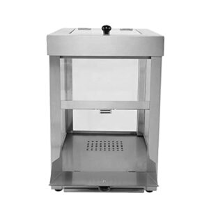 Commercial Grade Nacho Warmer with Scoop Chip Holding Cabinet Countertop