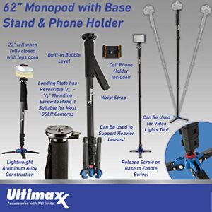 Ultimaxx Advanced Accessory Bundle + Sony FX6 Digital Cinema Camera Kit with 24-105mm Lens + SanDisk 128GB Extreme Pro Memory Card, 160 LED Video Light, Deluxe 62” Monopod & Much More (35pc Bundle)