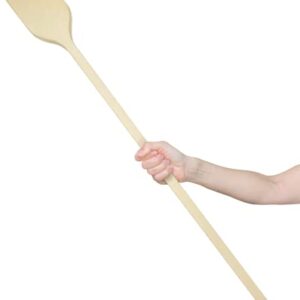 36-in Beech Heavy Duty Wooden Mixing Paddle - Made in Ukraine - Handle Long Stir for Cooking Cajun Crawfish Boil and Brewing Beer - Stirring Spatula for Brewing, Mixing, Grill, Camping in Big Stock Pots