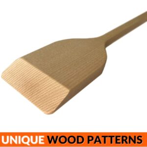 36-in Beech Heavy Duty Wooden Mixing Paddle - Made in Ukraine - Handle Long Stir for Cooking Cajun Crawfish Boil and Brewing Beer - Stirring Spatula for Brewing, Mixing, Grill, Camping in Big Stock Pots