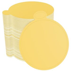 100 pcs 3 inch mini cake boards mousse cupcake base, gold 8cm