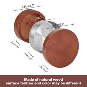 Outdoor Ashtray, Wooden Ash Tray with Lid, Windproof Ashtrays for Cigarettes with Stainless Steel Liner, Portable Ash trays for Indoor/Outside/Home/Office/Patio/Table/Balcony