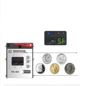 MOOKEENONE Vending Machine Coin Acceptor TW-850 Top Entry Multi Coin Acceptor Coins Selector Mech