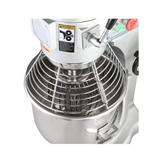 INTBUYING Commercial Food Mixer 15L Dough Kneading Machine Commercial Food Stand Mixer Double -speed Double-acting 304 Stainless Steel