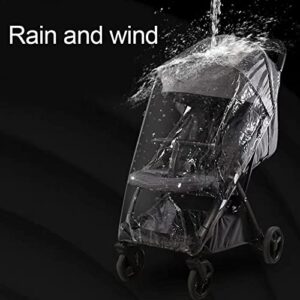 Stroller Rain Cover,Universal Stroller Accessory,Universal Clear Baby Travel Weather Shield for Outdoor Protection,Baby Travel Stroller Shield,Protect from Dust Insectss,Protect from Sun Dust Snow