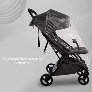 Stroller Rain Cover,Universal Stroller Accessory,Universal Clear Baby Travel Weather Shield for Outdoor Protection,Baby Travel Stroller Shield,Protect from Dust Insectss,Protect from Sun Dust Snow