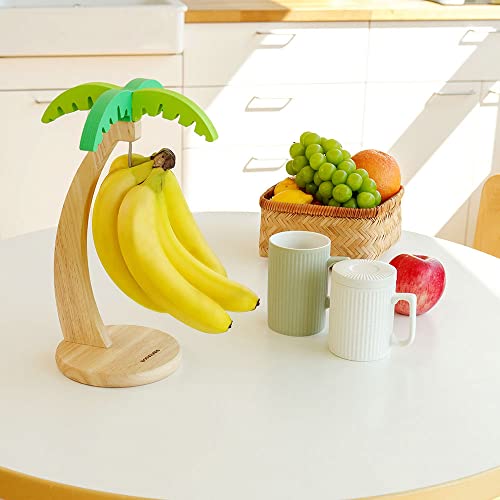 Dostende Banana Holder - Banana Hanger Tree with Stainless Steel Hook for Kitchen Countertop