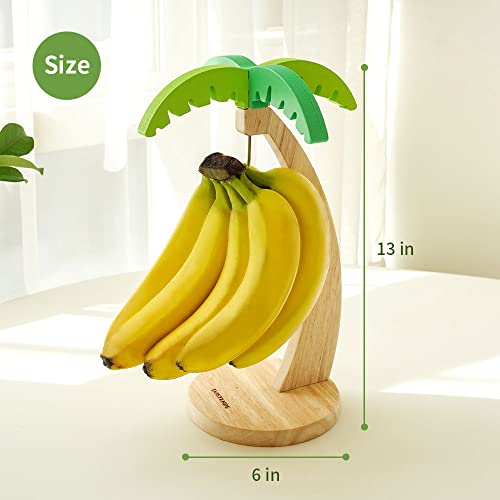 Dostende Banana Holder - Banana Hanger Tree with Stainless Steel Hook for Kitchen Countertop