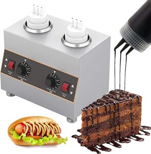 electric cheese sauce warmer,320w commercial food sauce heater,multifunction sauce warmer dispenser,30-85℃ jam chocolate liquid heater machine,automatic jam sauce preservation machine,650ml/bottle