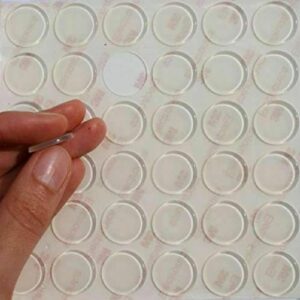 MOOKEENONE Wholesale 64Pcs Transparent Ball Round Anti-Collision Adhesive Silicone Pad with 3M Sticker 12 * 2mm Furniture Sticker Pads Transparent