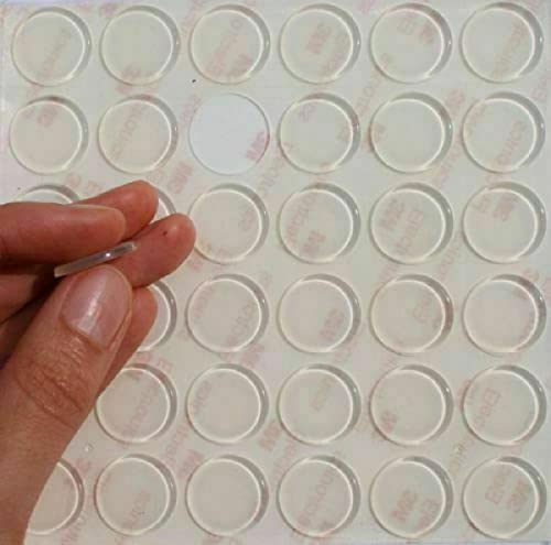 MOOKEENONE Wholesale 64Pcs Transparent Ball Round Anti-Collision Adhesive Silicone Pad with 3M Sticker 12 * 2mm Furniture Sticker Pads Transparent