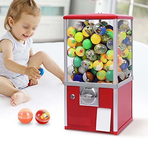 Toy Vending Machine,Candy Vending Machine,Dispenser On Stand,Coin Gumball Machine with Locks for Home,Game Stores and Retail Stores