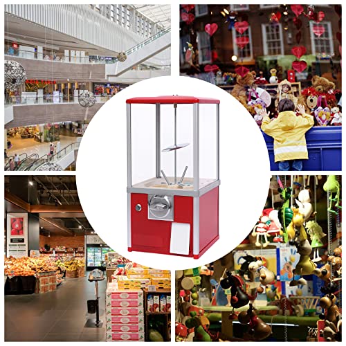 Toy Vending Machine,Candy Vending Machine,Dispenser On Stand,Coin Gumball Machine with Locks for Home,Game Stores and Retail Stores