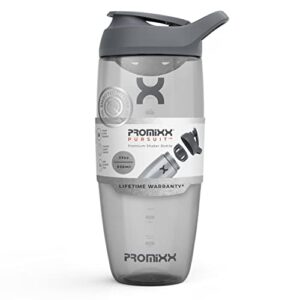 promixx pursuit protein shaker bottle – premium sports blender bottles for protein mixes and supplement shakes – easy clean, durable protein shaker cup