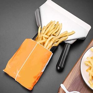 Stainless Steel French Fried Bag Spoon Piece With Flexible Handle, Portable Popcorn Bag Instant Spoon