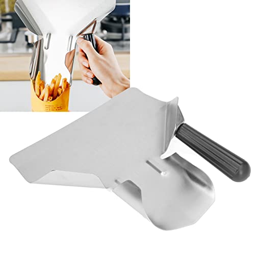 Stainless Steel French Fried Bag Spoon Piece With Flexible Handle, Portable Popcorn Bag Instant Spoon