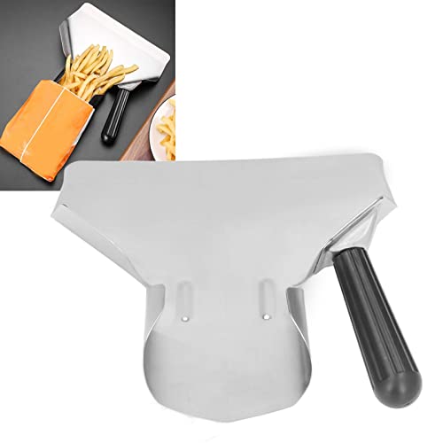 Stainless Steel French Fried Bag Spoon Piece With Flexible Handle, Portable Popcorn Bag Instant Spoon