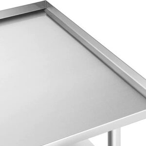 AmGood 30" x 36" Stainless Steel Equipment Stand | Height: 24" | Commercial Heavy Duty Grill Table