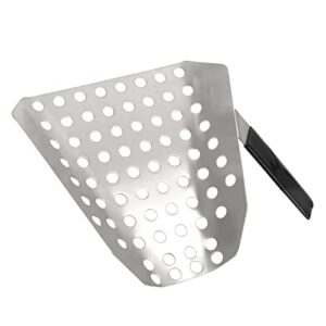 aluminum speed scoop,ice scoop popcorn scoop,commercial popcorn scoop with holes,single handle stainless steel fries scooper