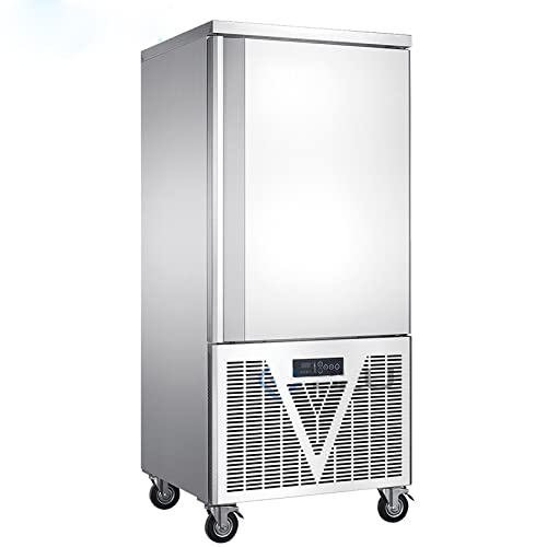 Kolice Commercial 15 Trays Blast Chiller & Freezer, Chest Freezer, Blast Freezer, Dumpling Freezer, Batch Freezer for Hard ice Cream, Chicken, Fish, Dessert etc