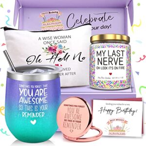 gifts for women, birthday gifts for women, happy birthday gifts basket for women, gift set for best friends female women sister mom wife her girlfriend coworker bestie bff