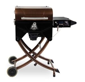 pit boss mahogany 260 portable wood pellet grill (pbpel26010570)