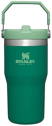 Stanley IceFlow Stainless Steel Tumbler with Straw - Vacuum Insulated Water Bottle for Home, Office or Car - Reusable Cup with Straw Leakproof Flip - Cold for 12 Hours or Iced for 2 Days (Alpine)