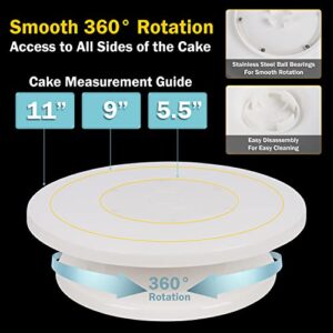 11 Inch Rotating Cake Stand/Turntable Stand Revolving Cake Stand Baking Cake Decorating Supplies/Baking Supplies/Baking Kit/Baking Tools