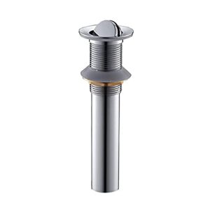 lmmddp flip up drain stylish swivel style stopper, lavatory vessel sink drains size 36mm without overflow copper finished (size : without overflow)