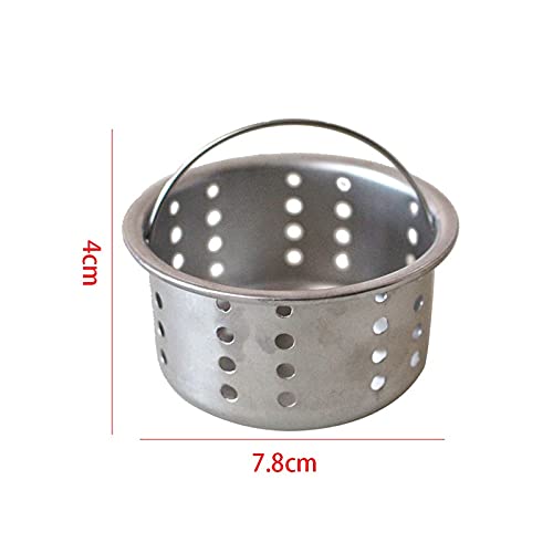 LMMDDP Stainless Steel Bathtub Hair Catcher Stopper Shower Drain Hole Filter Trap Metal Sink Strainer Kitchen Sink Waste Hole Filter