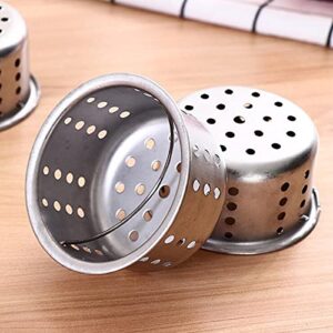 LMMDDP Stainless Steel Bathtub Hair Catcher Stopper Shower Drain Hole Filter Trap Metal Sink Strainer Kitchen Sink Waste Hole Filter