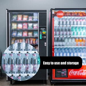 12 Sheets of Vending Machine Price Labels, Snack Soda Beverage Price Labels Stickers Including $1.00, 1.25, 1.50, 1.75, 2.00, 2.50 for Business, Stores (White&Black)