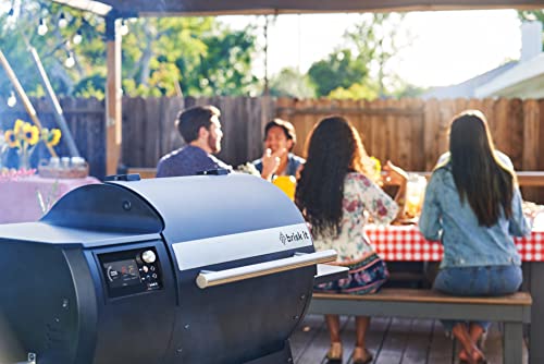 Brisk It Origin-580 Wood Pellet Grill Smoker Grill, WiFi Smart Grill with PID Controller, Pellet Smoker for 580 sq in Cooking Area Outdoor Cooking BBQ