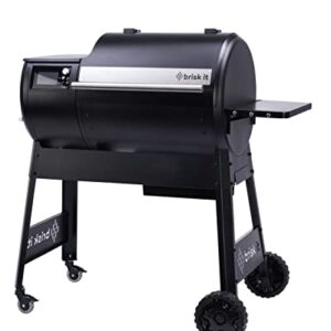 Brisk It Origin-580 Wood Pellet Grill Smoker Grill, WiFi Smart Grill with PID Controller, Pellet Smoker for 580 sq in Cooking Area Outdoor Cooking BBQ