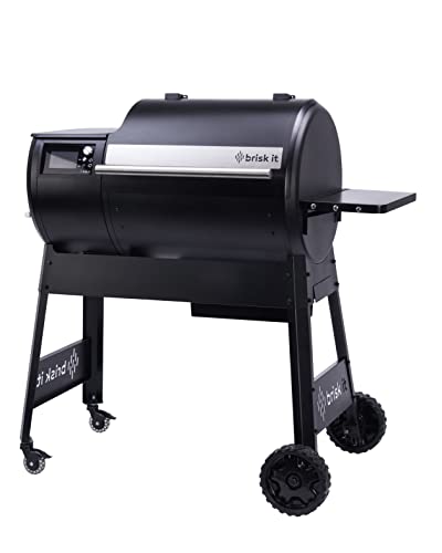 Brisk It Origin-580 Wood Pellet Grill Smoker Grill, WiFi Smart Grill with PID Controller, Pellet Smoker for 580 sq in Cooking Area Outdoor Cooking BBQ